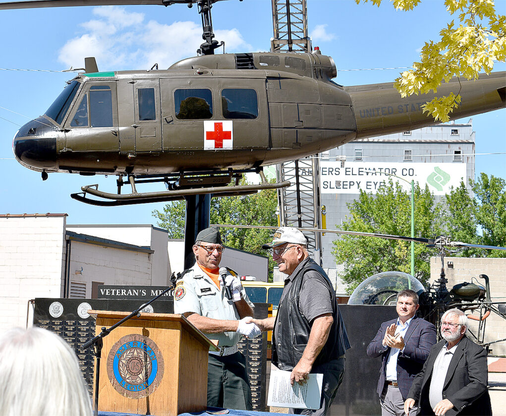 Sleepy Eye dedicates Huey, symbol of national service | News, Sports ...